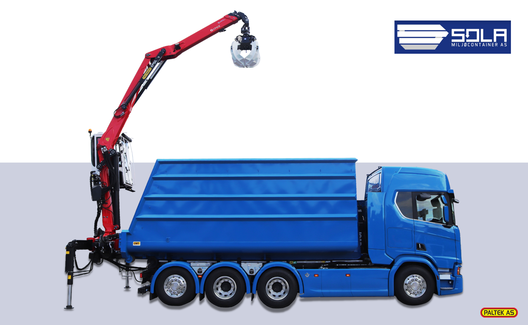 CONTAINER OG KRAN TIL SOLA MILJØ CONTAINER AS - Paltek AS